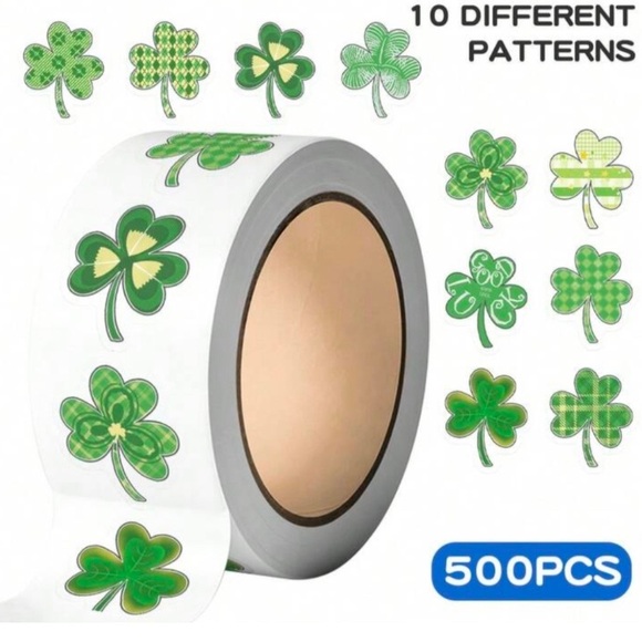 Office | Green Shamrock Stickers 50pcs | Poshmark